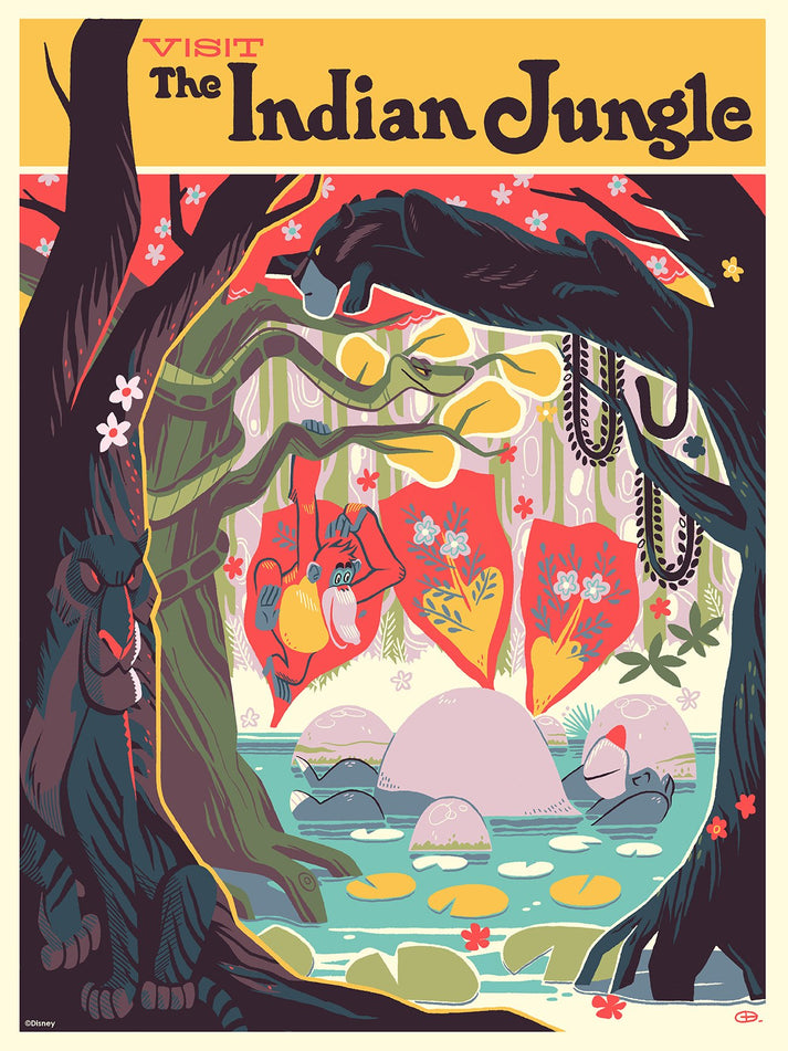 Visit the Indian Jungle by Glen Brogan – Cyclops Print Works