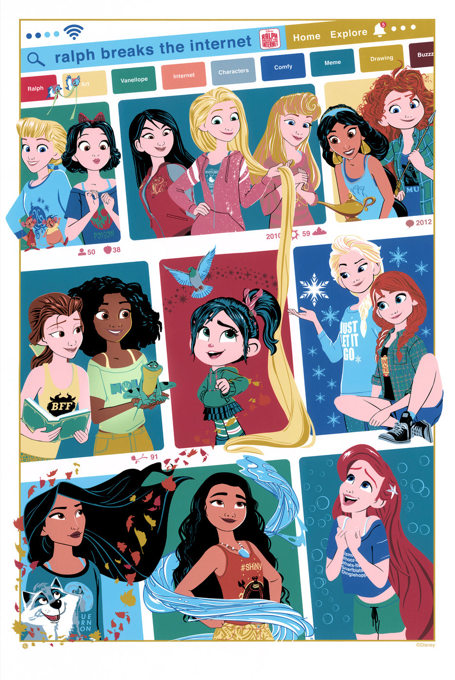 Comfy Princesses by Joe Dunn – Cyclops Print Works